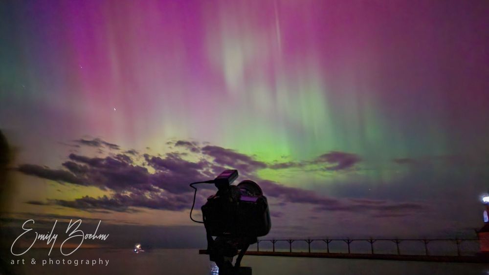 May 10, 2024 Aurora Borealis Northern Lights - Emily Boehm Art ...