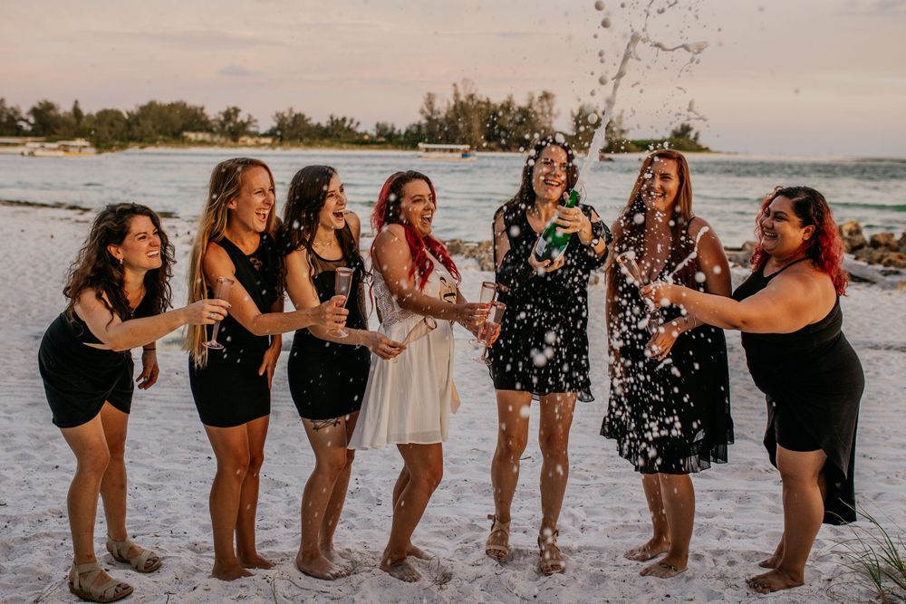 Beach Bachelorette // Bradenton Anna Maria Island Photographer ...
