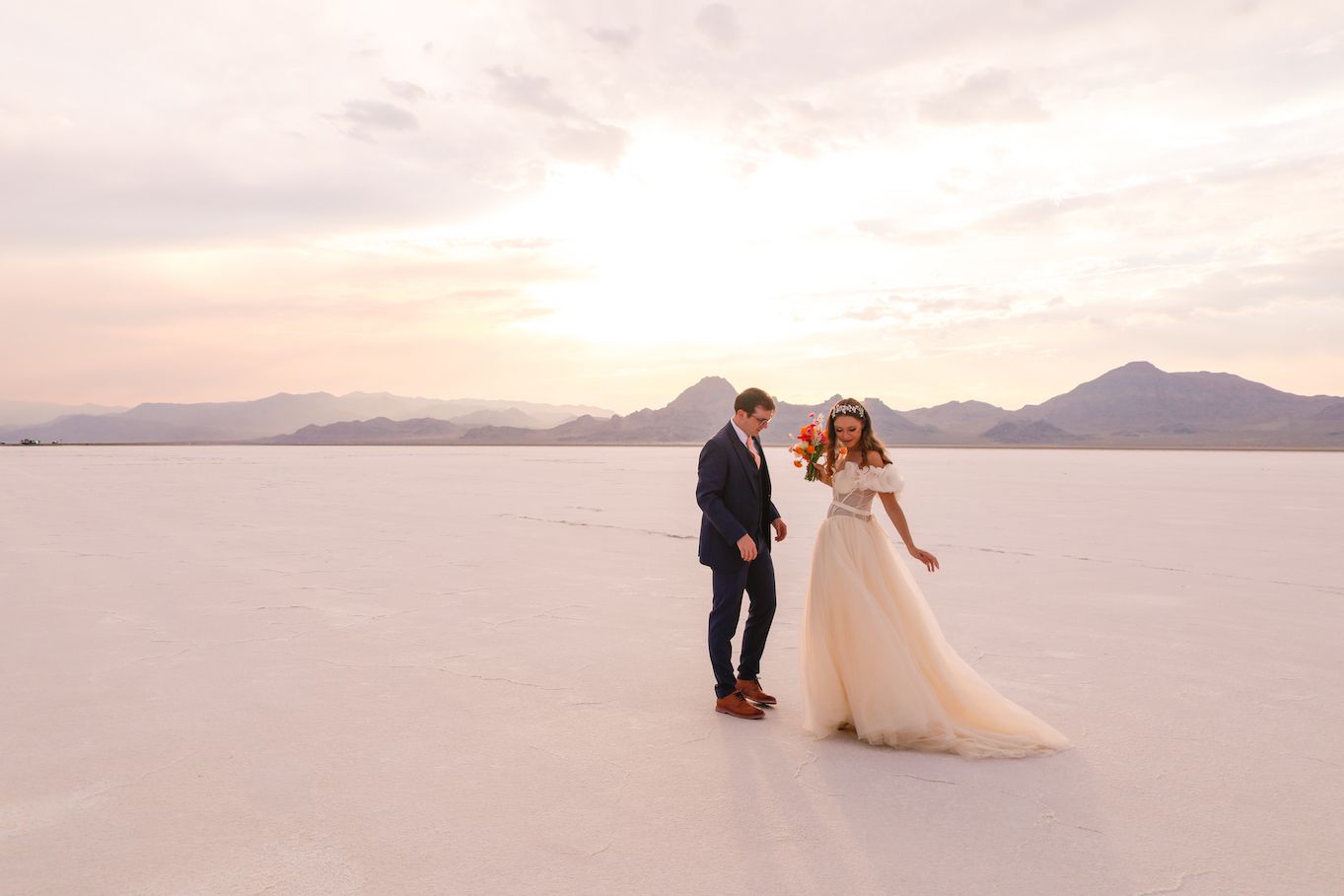 Bonneville Salt Flats Elopement
