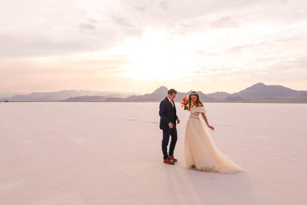 Bonneville Salt Flats Elopement