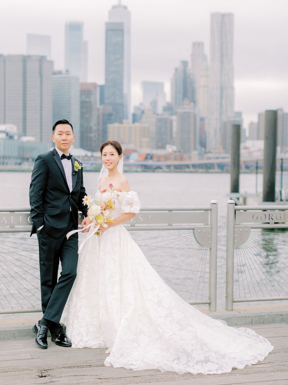 SeoYeon + James' Intimate Celestine Dumbo Wedding - Jeanie Jang Photo