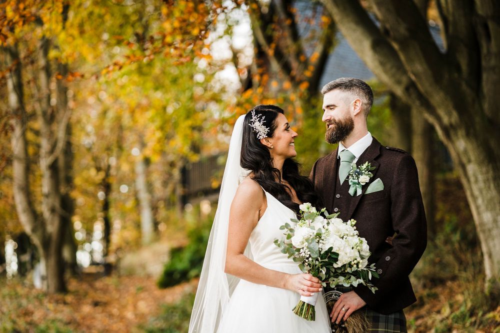Forbes of Kingennie Autumn wedding in Angus, Scotland - Jackson ...