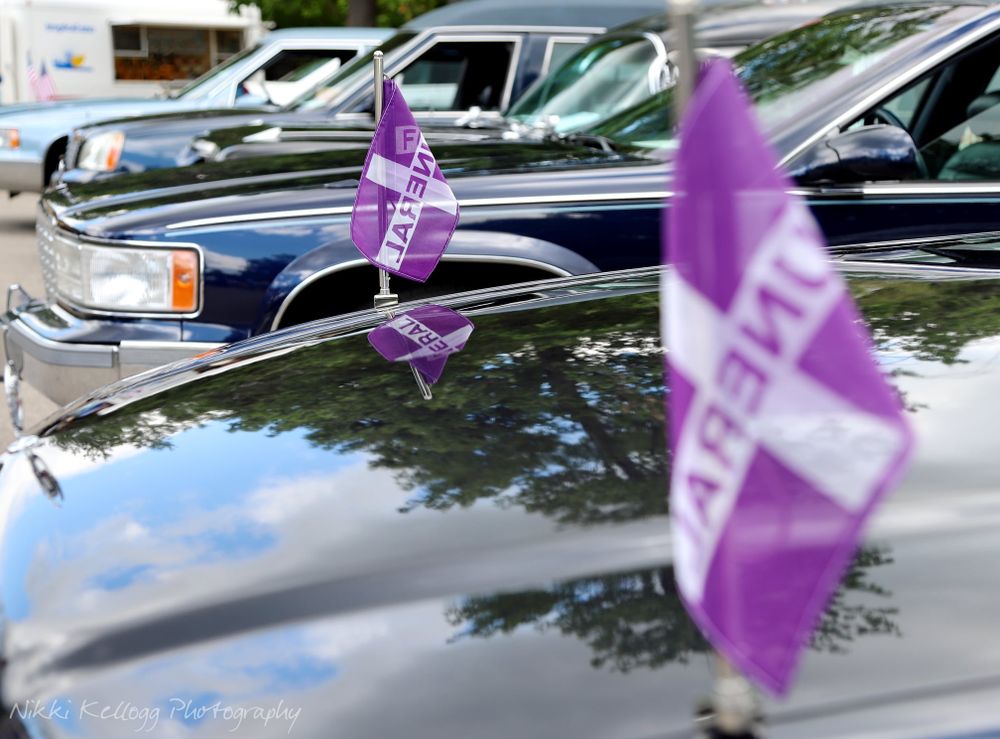 Funeral Flags - Nikki Kellogg Photography