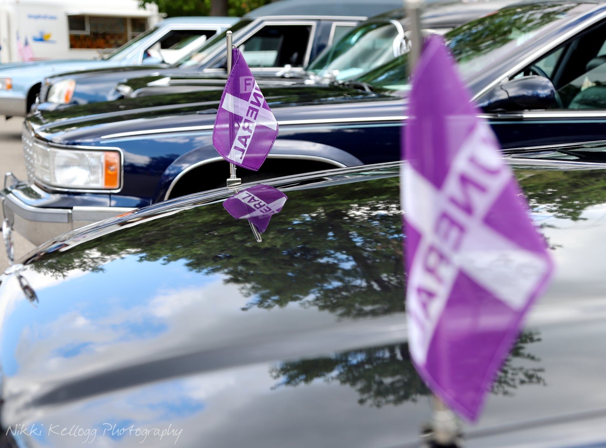 Funeral Flags - Nikki Kellogg Photography