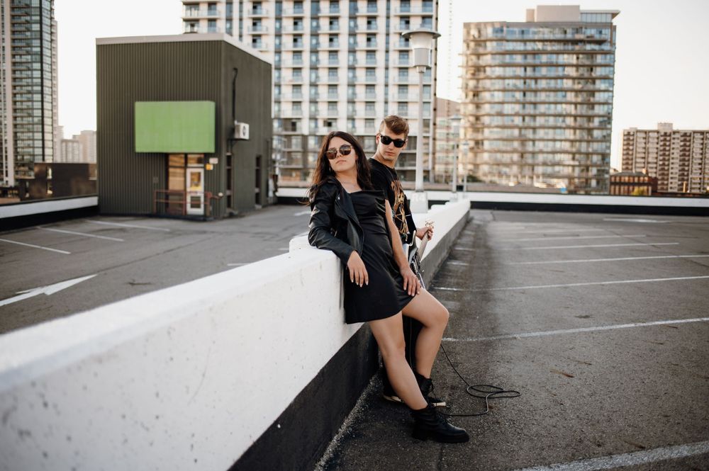 Downtown Kitchener Rock & Roll Couples Session - Captured by Kait ...