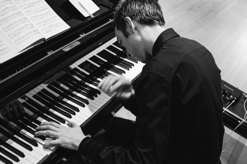 Evan Shinners Records Bach - Alison Luntz Photography