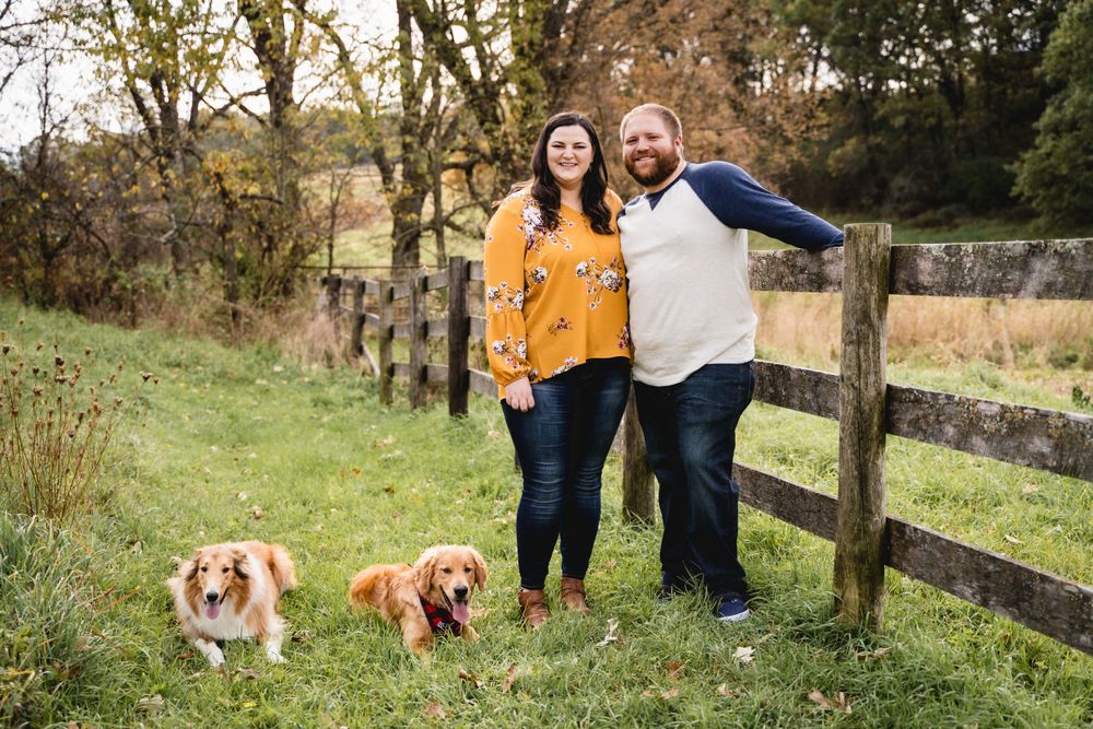 Kurt + Danielle's Engagement Session in Blue Mounds, Wisconsin - Sara ...