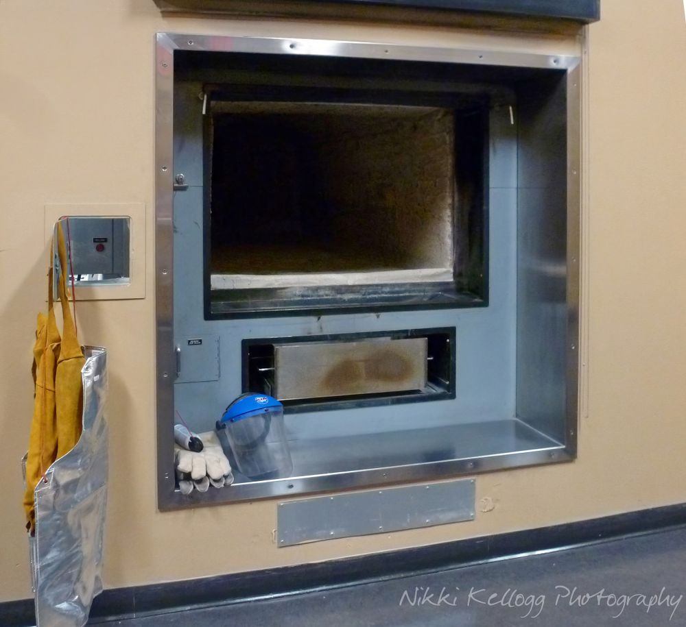 Cremation Retort - Funeral Photography by Nikki Kellogg