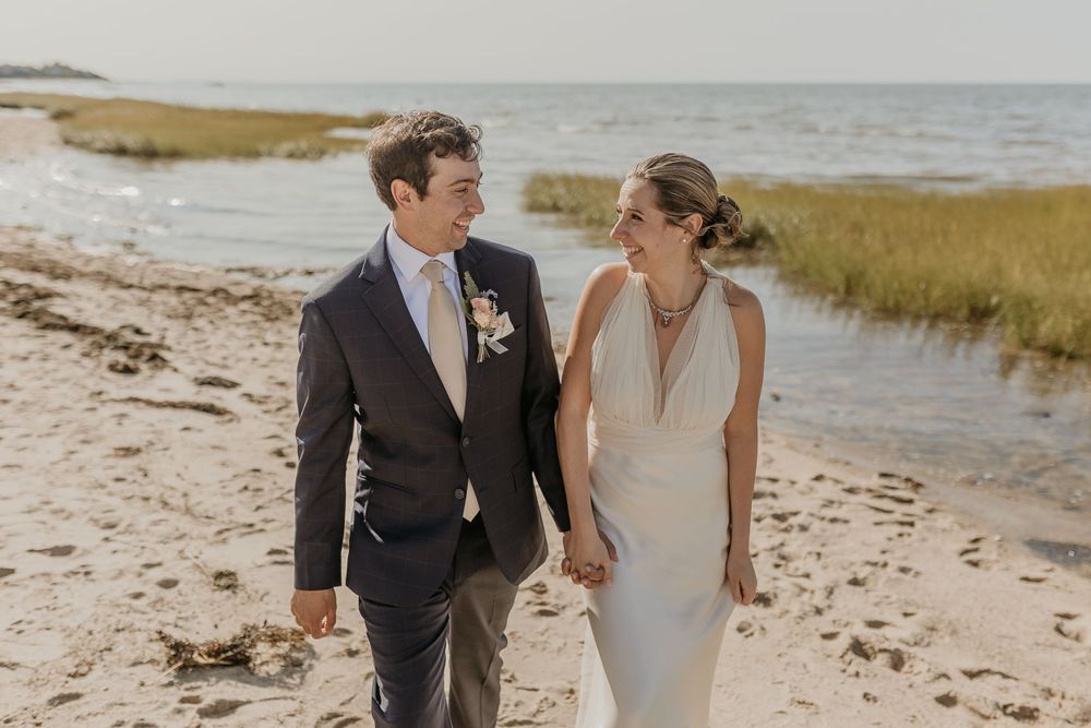 Larissa + Greg - Intimate Cape Cod Wedding Ceremony - Emmé Capra ...
