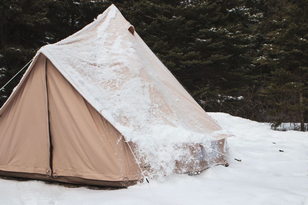 Cozy Campouts: A Guide To Setting Up Your Canvas Bell Tent & Wood Stove ...
