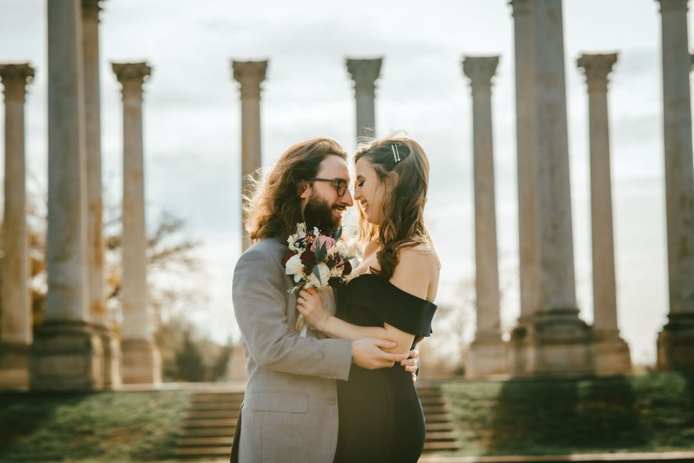 A Whimsical Spring Elopement at the US National Arboretum