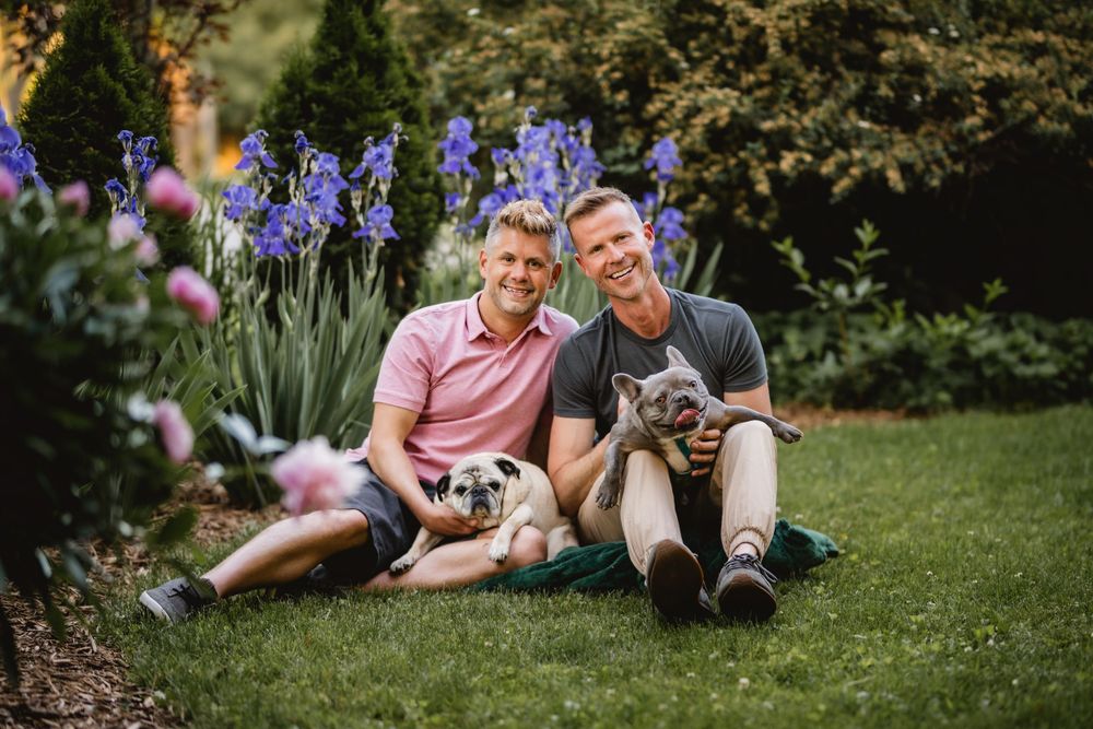Nick + Craig's At-Home Session - Sara Baillies Photography