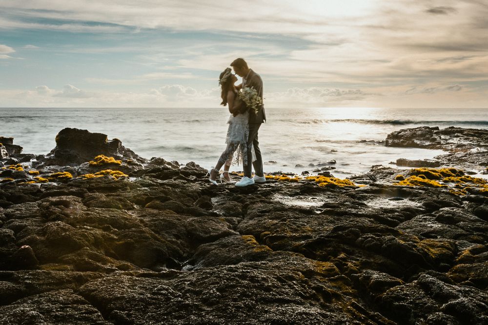Just Eloped at Holualoa Bay - Kona Beach Wedding Photography ...