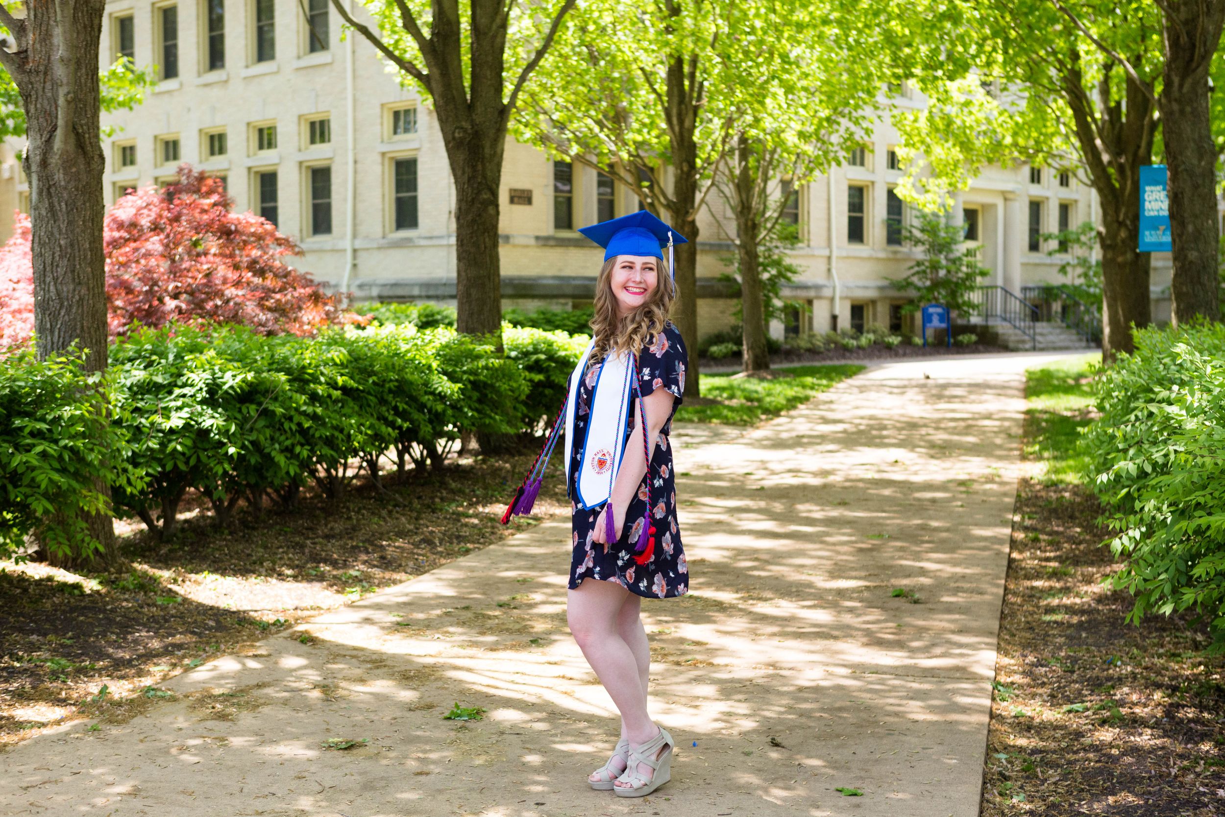 Michelle | Seton Hall University Senior Session - Corinne Ryan Photography