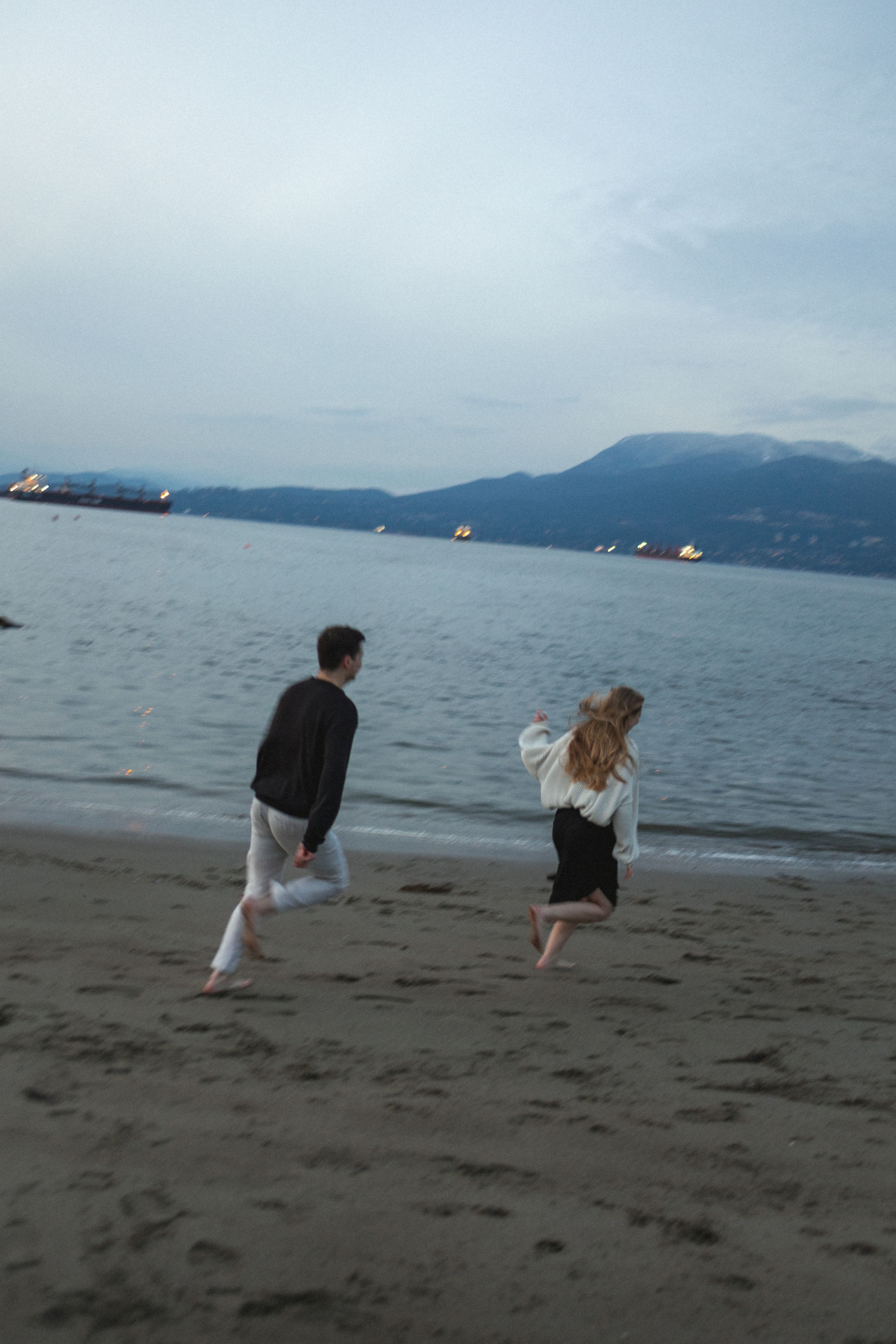 Sunset Beach Engagement Shoot on Film + Digital, Vancouver BC - Sarah ...