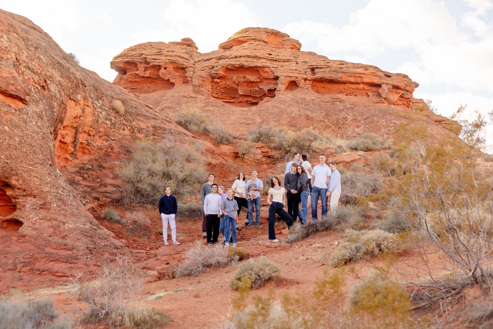 Josh and Ginger Warner Family at Dixie Rock, Saint George, Utah ...