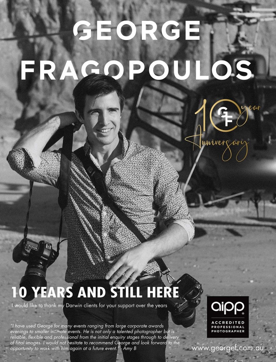 Celebrating our 10 year Anniversary - GEORGE F Photography