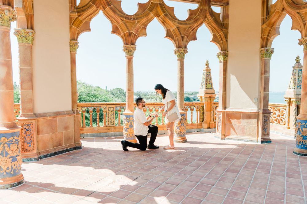 Ca' d'Zan Marriage Proposal at The Ringling