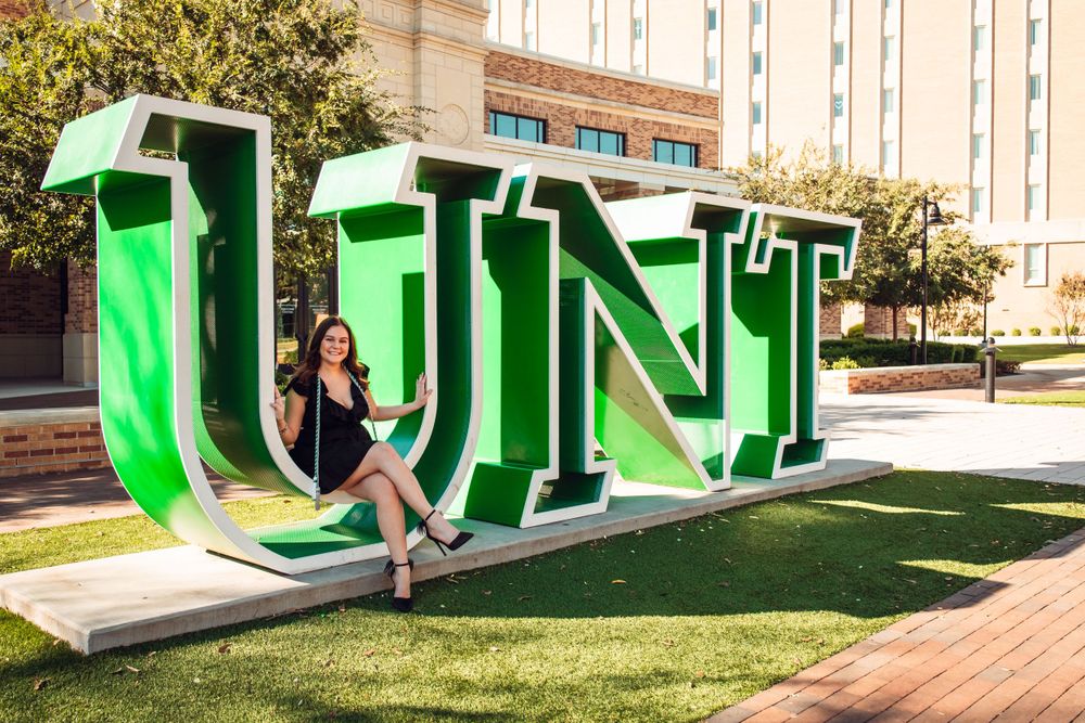 UNT Senior Portraits - University of North Texas - Eric Aaberg Photography