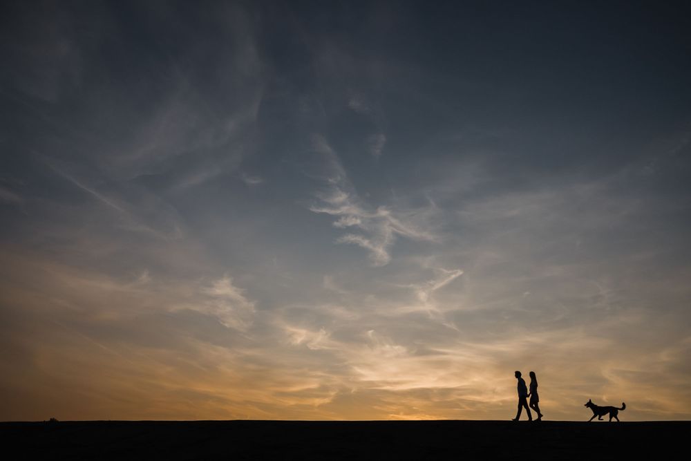 Engagement session on the Dutch coast - Nicolas Peeters Photography