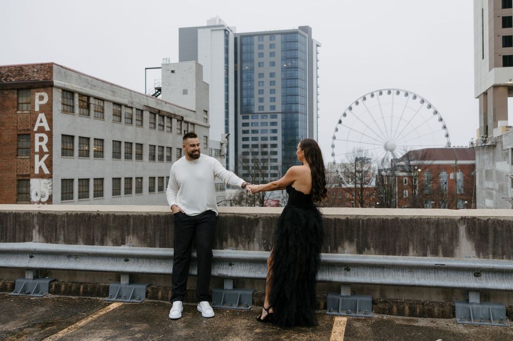 Downtown Atlanta Anniversary Session - Katee + Caroline Photography