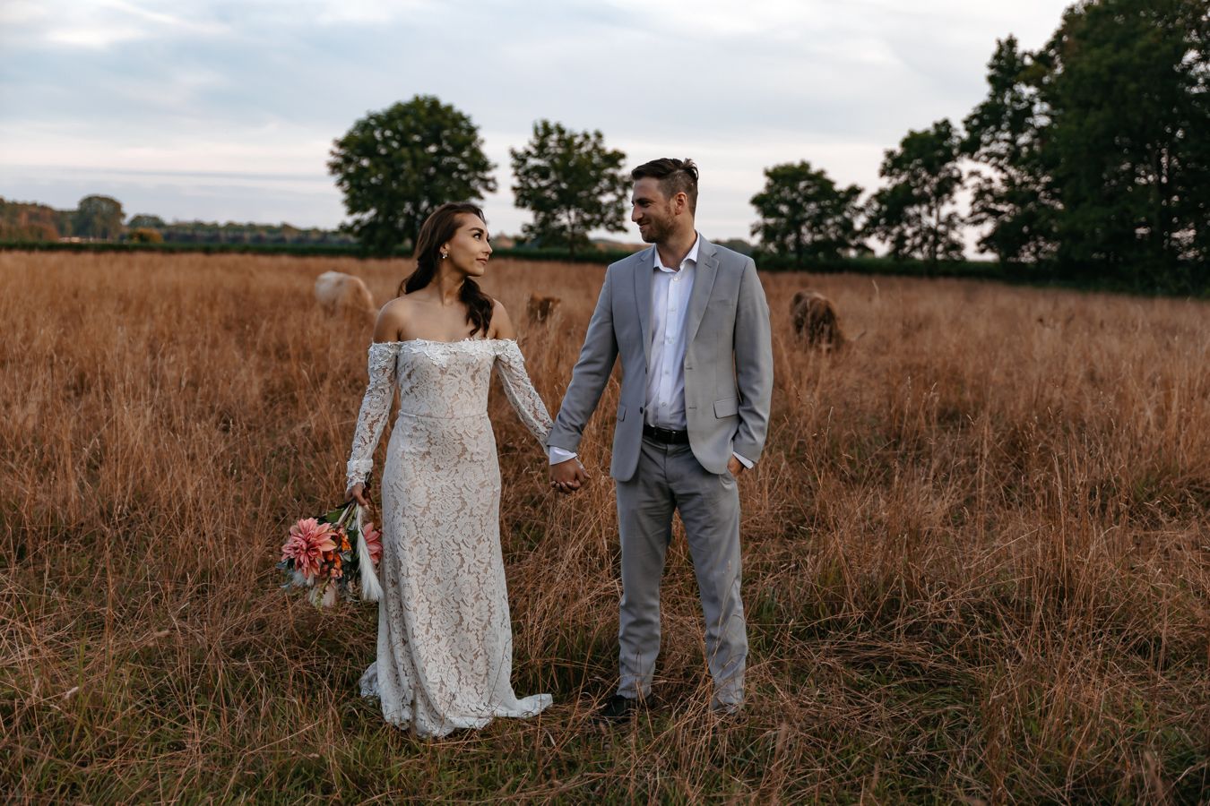 Boho Field Elopement in Woodstock, Ontario - Wild Peach Photography ...