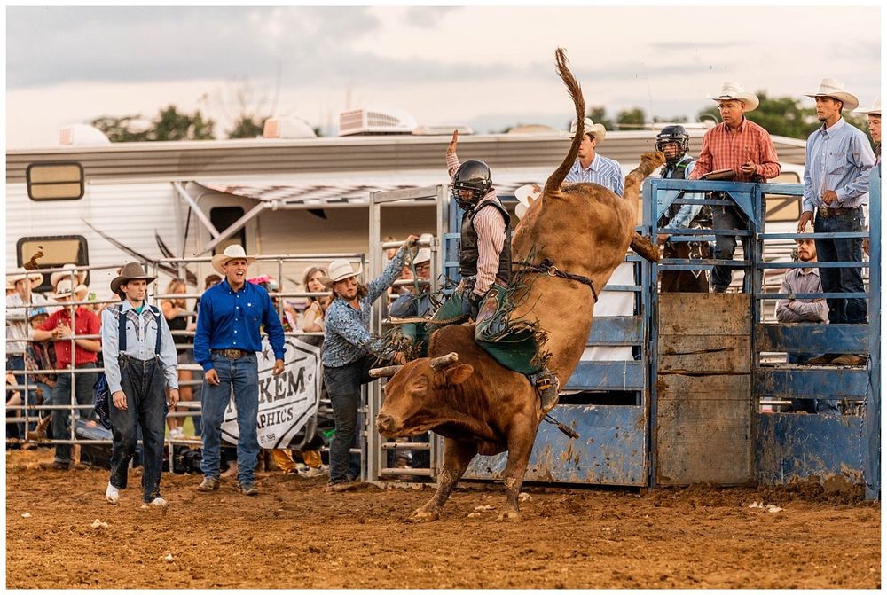 SEBRA Bull Riding Show at Cattleman's Arena in Greensburg, KY - Rebecca ...