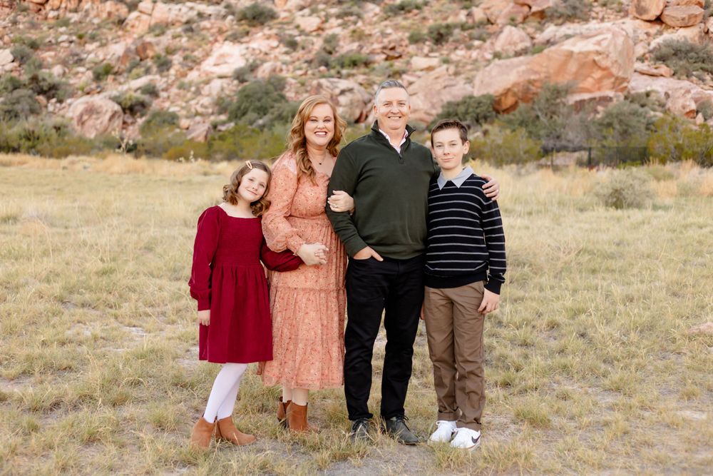 David and Brooke Matheson Family - Bluebird Photography