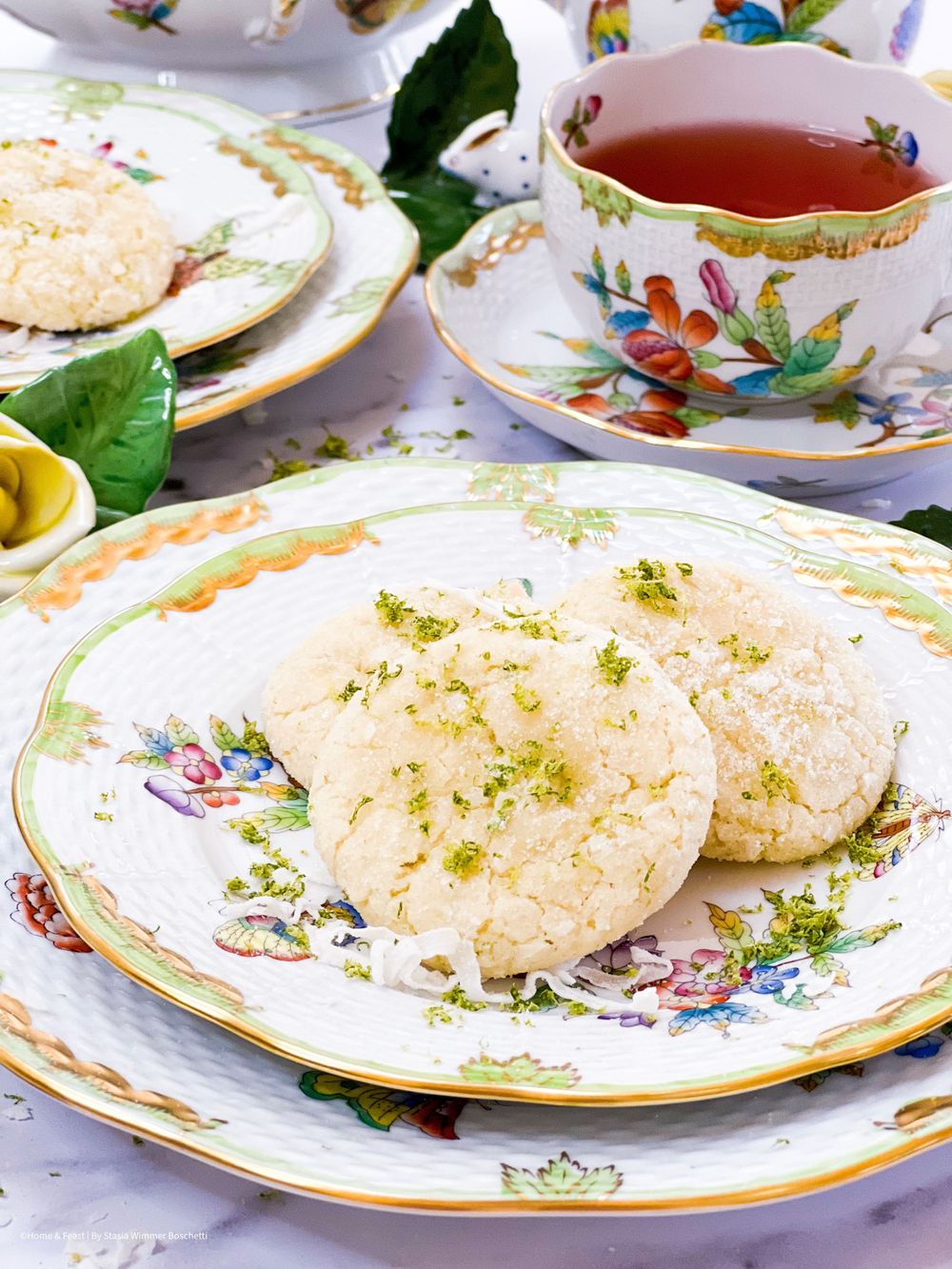Coconut Lime Tea Cookies - American Country Living | Recipes ...