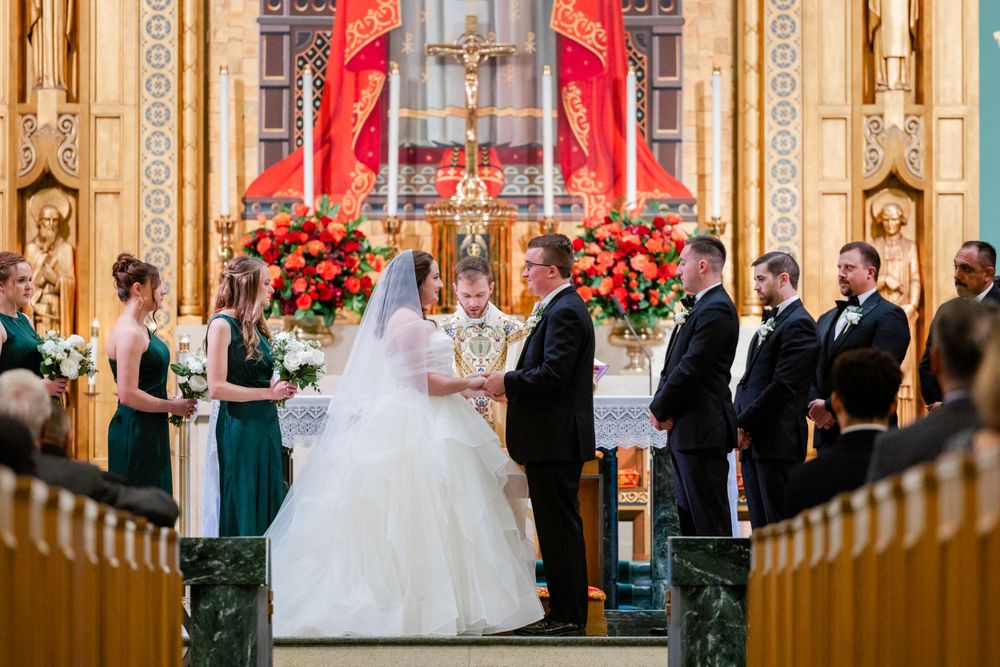 Alexandra + Julien: Christ the King Catholic Church & Hickory Street ...