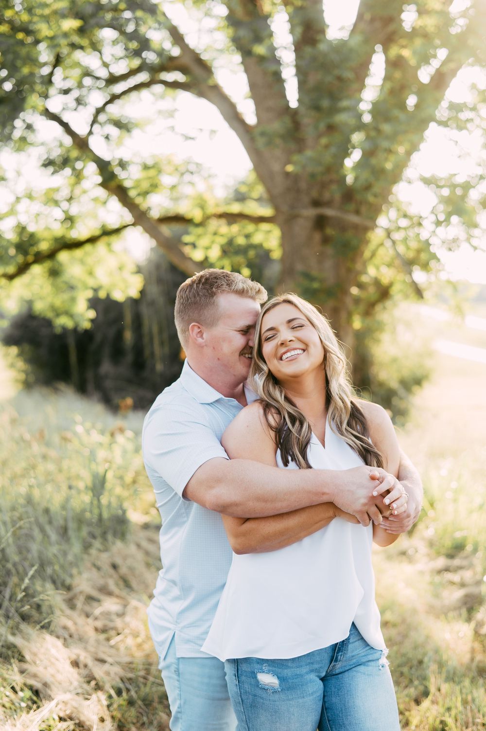 A Golden Hour to Remember: Kristen & Colton’s Engagement Session - Ana Blakely Photography
