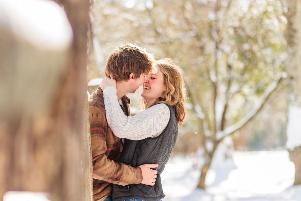 Williamsburg, VA | Emma & Garrett in the Snow - Photography by Melanie