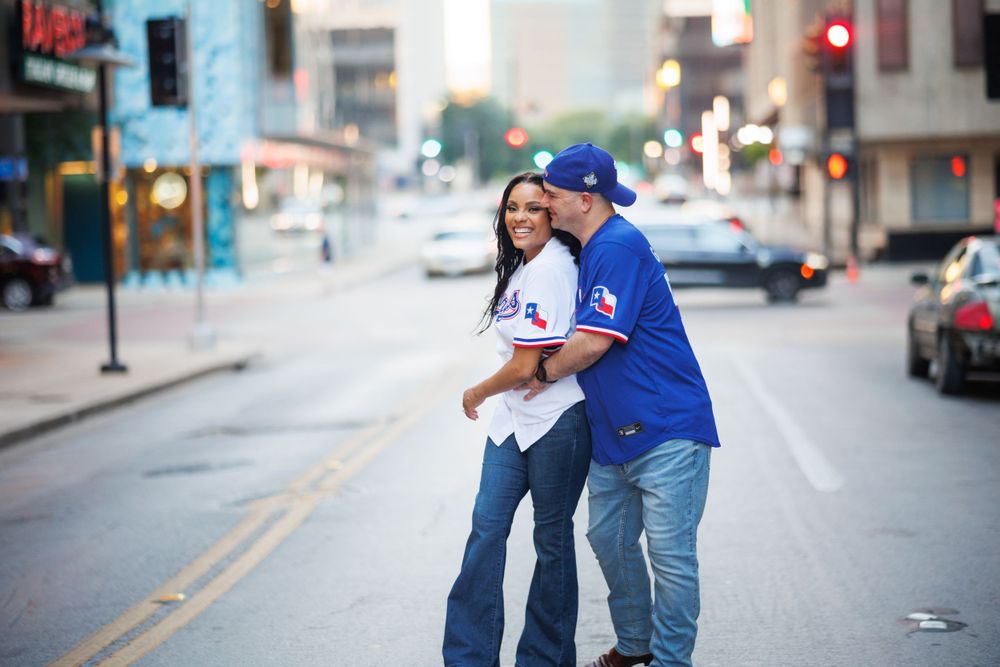 Laurin & Dimitri's Dallas Arboretum Engagement Photos | Elegant Outdoor ...