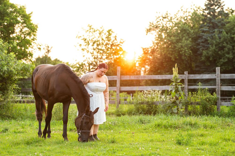 Teaghan & Jack - Summer Horse & Rider Session - Madeline Ball Photography