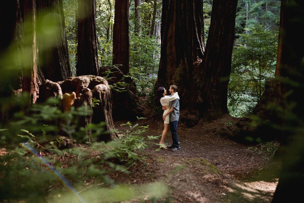Sam and Randy // Redwoods Engagement Photography - Rachel the Photographer