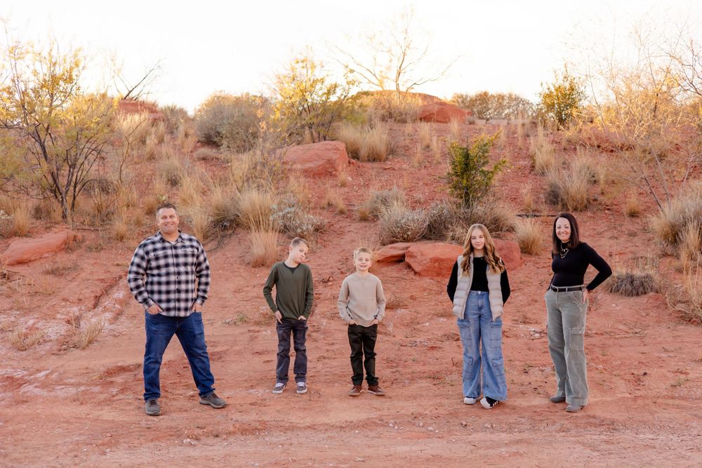 Tommy and Kristin Stout Family at Pioneer Park and The Gardens, St ...