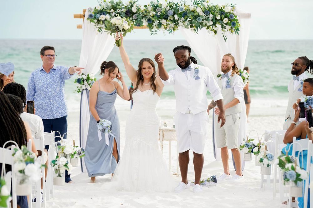 Mckayla & Quamane | Wedding at Anglers Beachside Grill Ft Walton, Fl ...