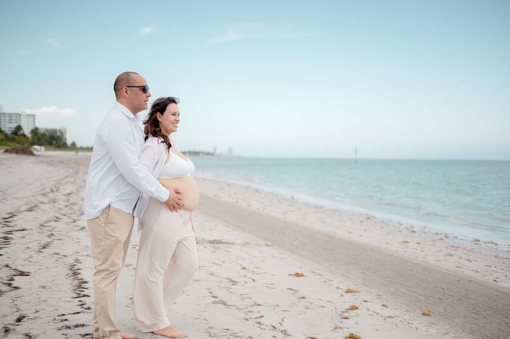 Rainbows in the Sand: Hope in Pregnancy Photos - RocaPhoto