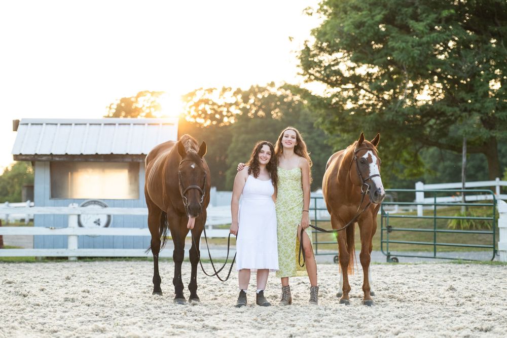 Allegra & Maddie - Summer Horse & Rider Session - Madeline Ball Photography