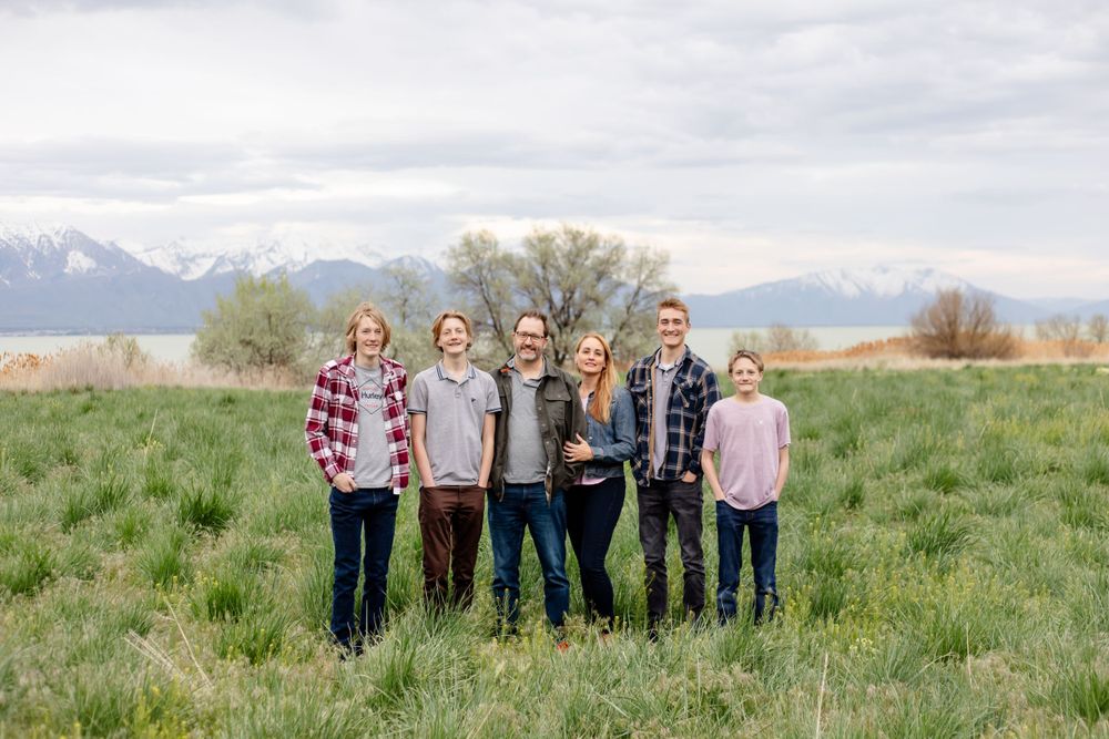 Bert and Angie Lewis Family at Inlet Park, Saratoga Springs, Utah ...