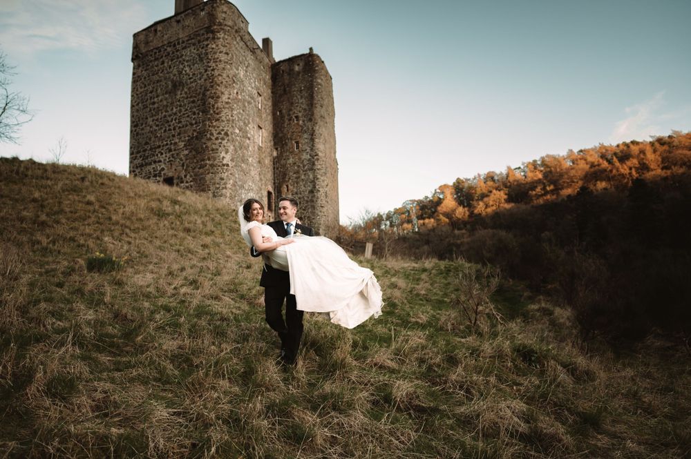 Neidpath Castle Wedding - Matthew Smith Photography