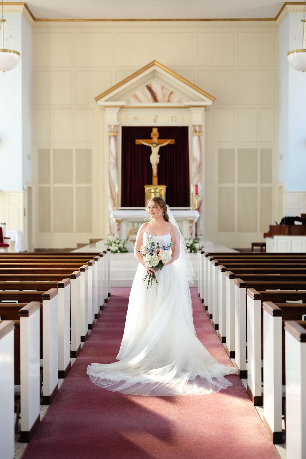 Bridal Portraits at St. Marys Catholic Church - Kendall Elliott ...