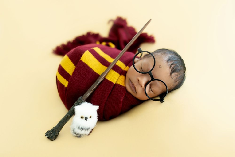 Baby J's Harry Potter Inspired Newborn Photos! - DigitalMyst Photography