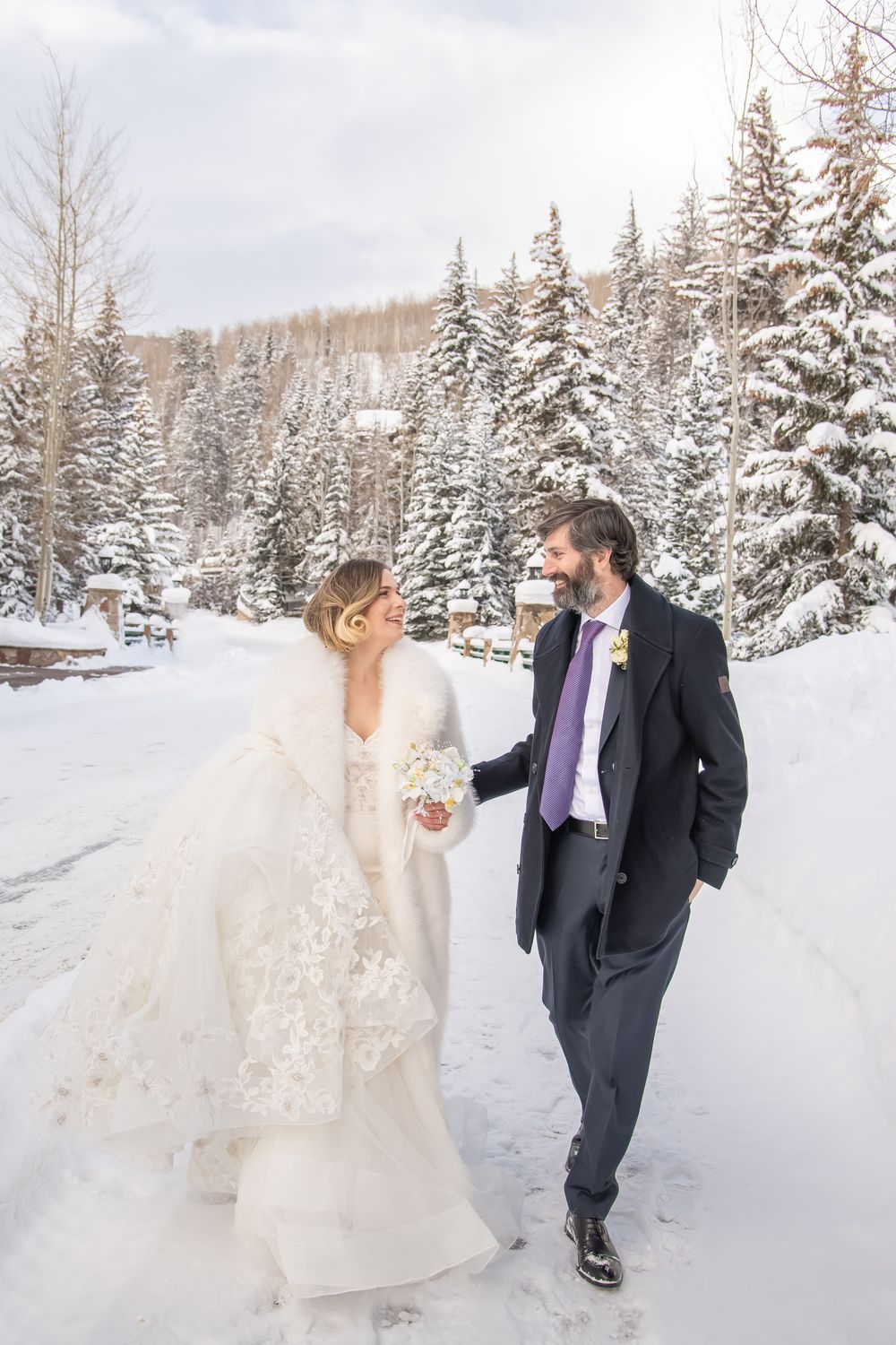 Vail Winter Wedding - nisha louise photography