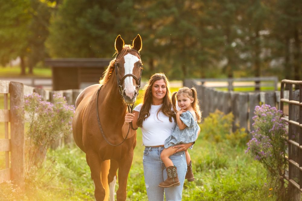 Taylor & Adelaide - Fall Horse & Rider Session - Madeline Ball Photography