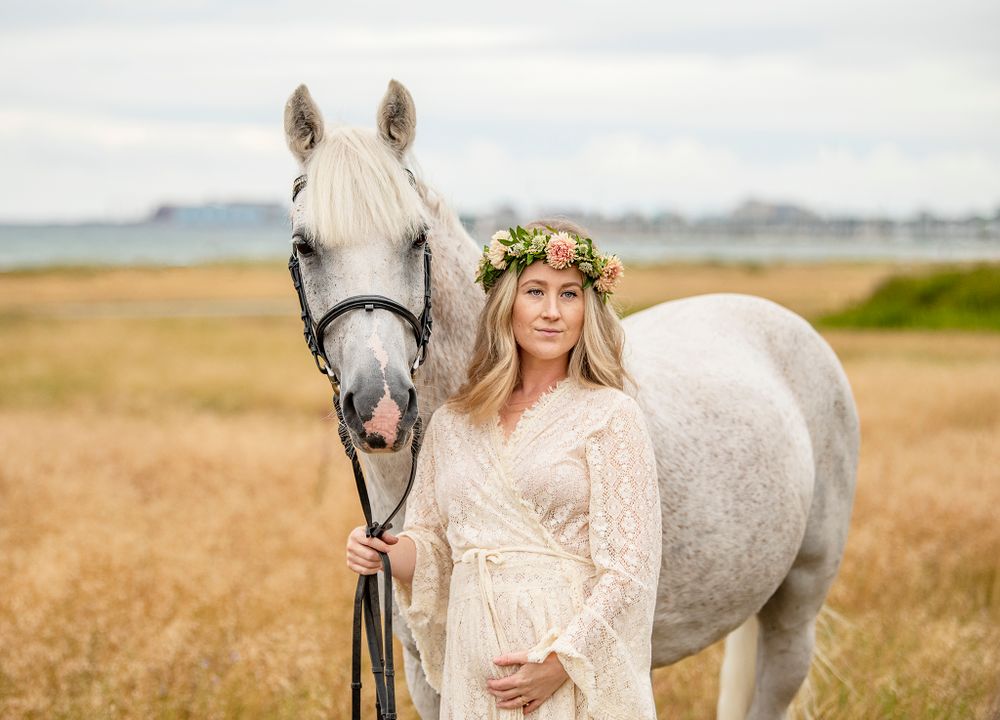 Söker gravid med häst - Fotograf Malin Sundmark