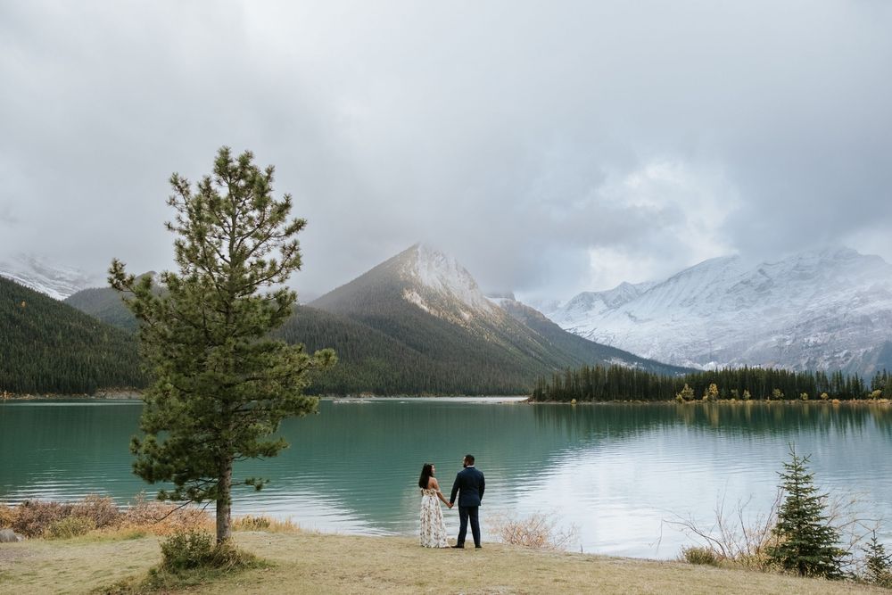 Meg & Thundil's Stunning Engagement Portraits In Kananaskis, AB ...