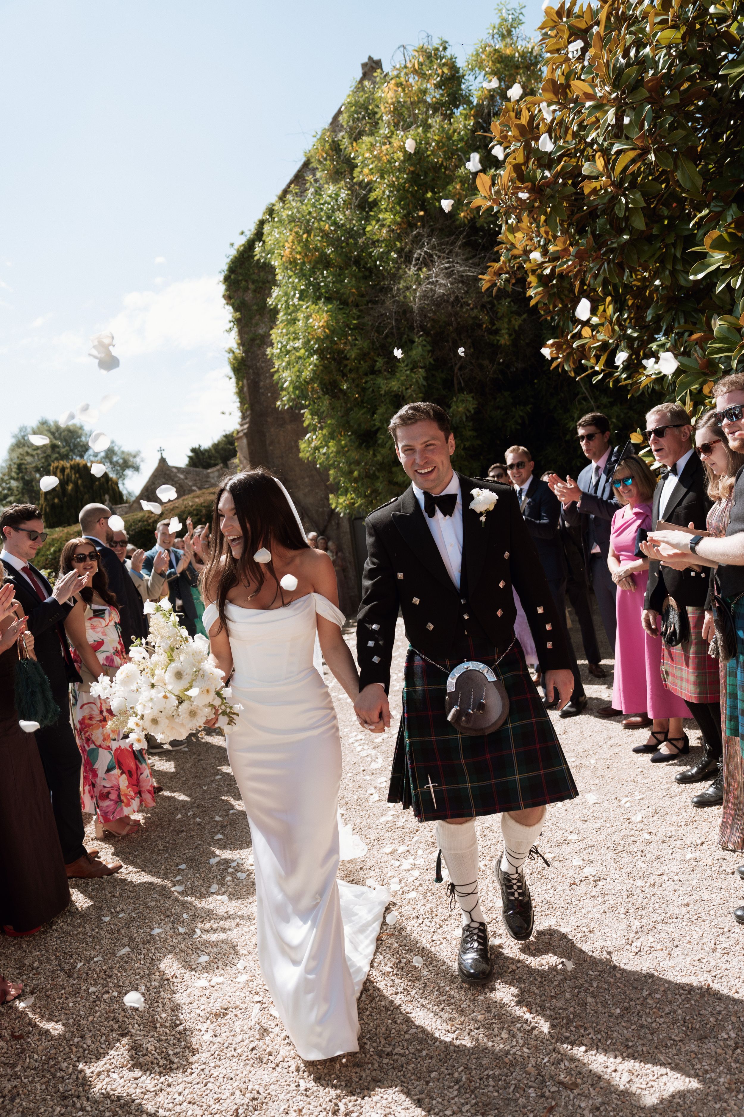 A quintessential Scottish fusion wedding in the Somerset countryside ...