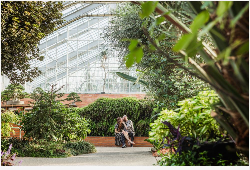 Julia and Chase. Matthaei Botanical Gardens - JEM Photography