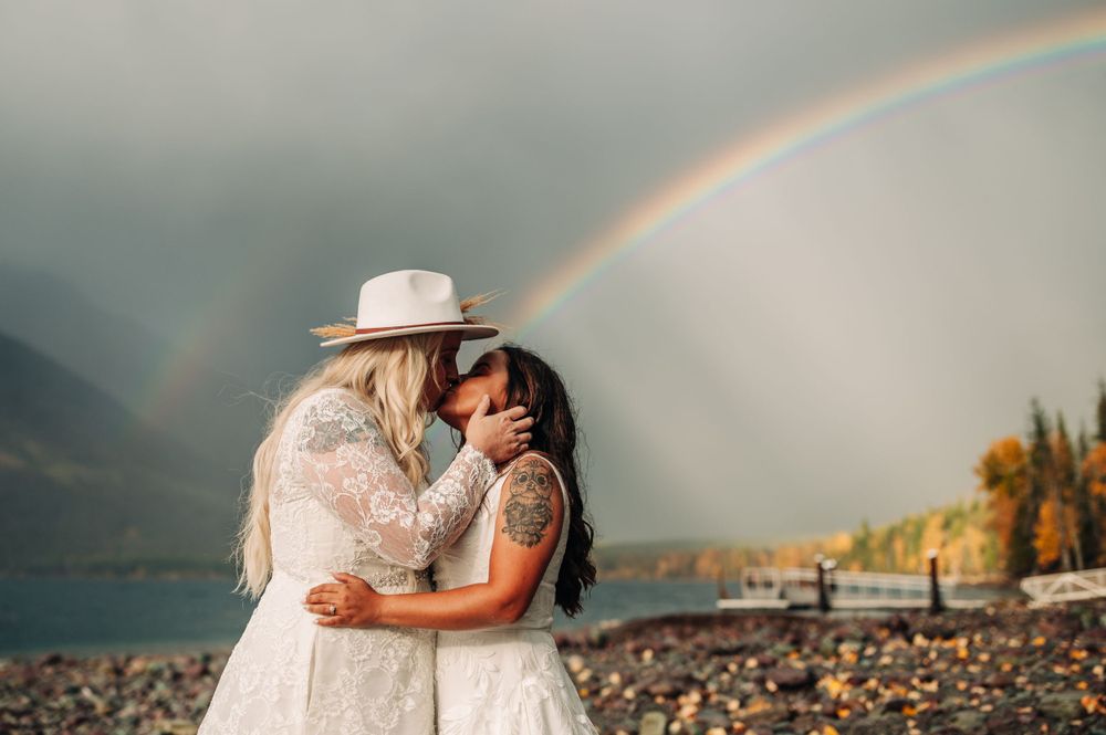 Stephanie & Maria's Vibrant National Park Elopement - Jennifer ...